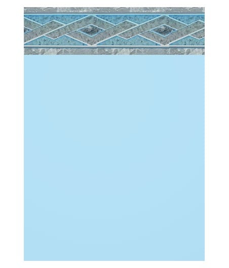 Liner Piscine 75/100 Bleu clair avec frise Florentine plus ronde 3.60 x ...